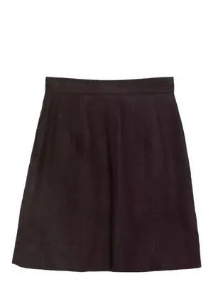 Paul Smith A-line Mini Skirt - Brown