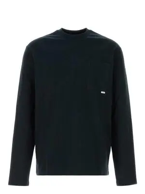 JIL SANDER Midnight Cotton T-shirt - Blue