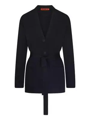 SIMONMILLER Max Belted Cardigan - Black