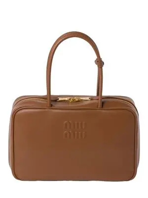 Miu Miu Suede Shoulder Bag - Brown