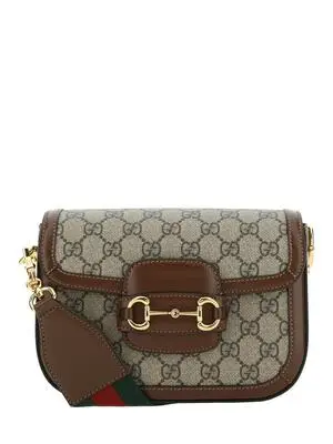 Gucci Gg Supreme Mini Horsebit 1955 Crossbody Bag - Multicolor