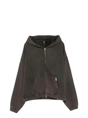 REPRESENT Initial Zip-up Cotton Hoodie - Brown