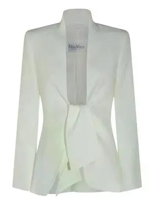 Max Mara Collarless Blazer - Neutrals