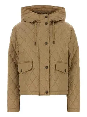 Burberry Quilted Jacket - Brown