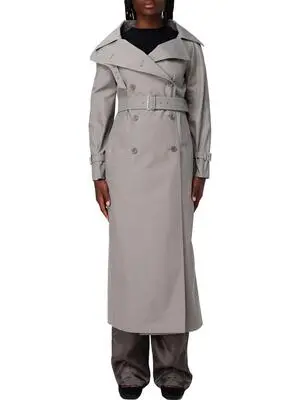 Max Mara Cotton Trench Coat - Gray
