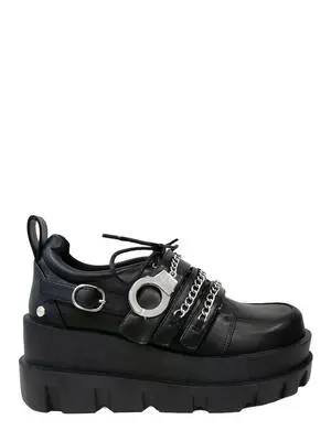 ALTERCORE Neri Chain-link Platform Shoes - Black