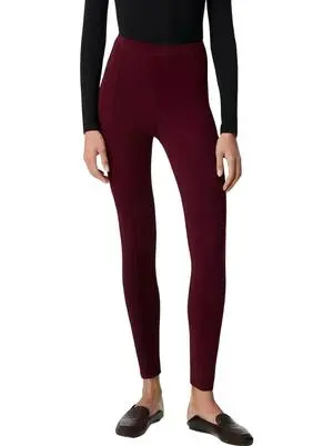 Another Tomorrow Seamed Leggings - Red