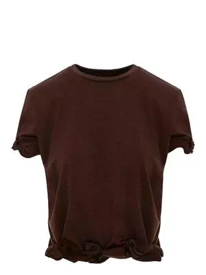 SEEN USERS Name Twombly Bloom T-shirt - Brown