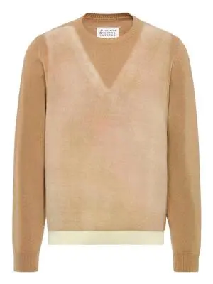 MAISON MARGIELA Trompe L'oeil Memory Sweater - Brown