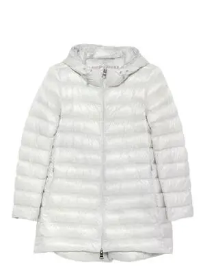 Herno Quilted Hooded Coat - Grey