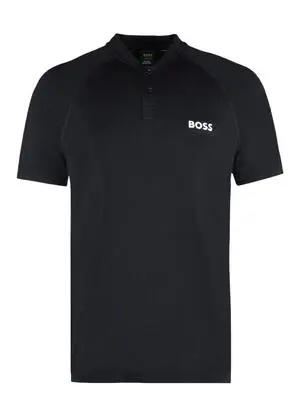 Hugo Boss X Matteo Berrettini Short-sleeved Polo Shirt - Black
