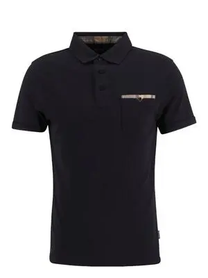 Barbour Corpatch Tailored Short-sleeved Polo Shirt - Black