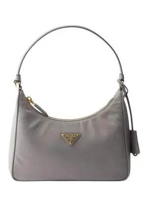 Prada Re-edition 2005 Re-nylon And Saffiano Mini Bag - Cloudy Gray