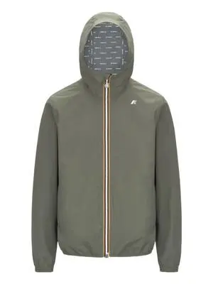 K-WAY Zip-up Hooded Jacket - Gray
