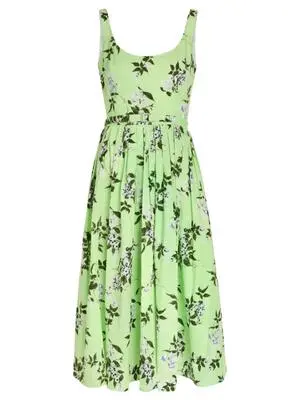 EMILIA WICKSTEAD Eglantine Midi Dress - Green