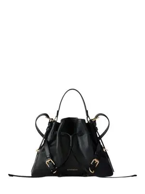 Givenchy Givenchy Small Voyou Leather Bucket Bag Black