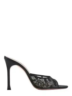 Amina Muaddi Alexa Lace 95 Pumps - Black
