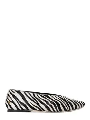 ANINE BING Ana Calf Hair Flats - Zebra