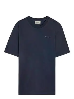 FORET Slow Down Embroidered-logo T-shirt