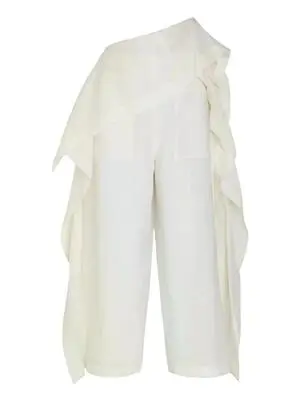 Issey Miyake All Squares Cropped Trousers - Neutrals