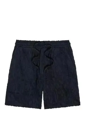 RAITH Fausto Towelling Track Shorts - Blue