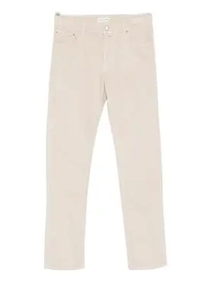 Jacob Cohen JACOB COHEN Sand Beige Slim Fit Button Fly Jeans Multicolor