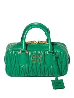 Miu Miu Arcadie Regular Leather Handbag - Multicolor