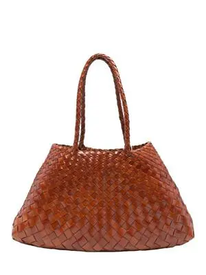 DRAGON DIFFUSION DRAGON DIFFUSION Woven Leather Top Handle Bag