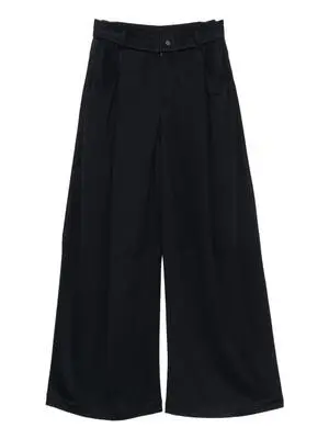 Brunello Cucinelli Cotton And Silk Blend Trousers - Multicolor