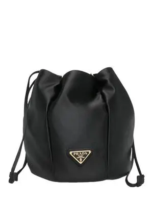Prada PRADA Satin Mini Bucket Bag Multicolor