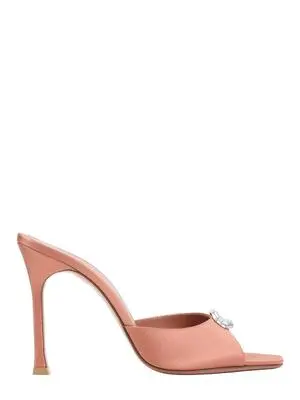 Amina Muaddi Mini Camelia Slipper - Multicolor