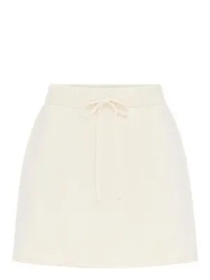 ROWIE Alma Knit Mini Skirt - Bone