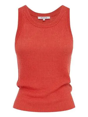 ROWIE Hubert Knit Tank - Apple Red