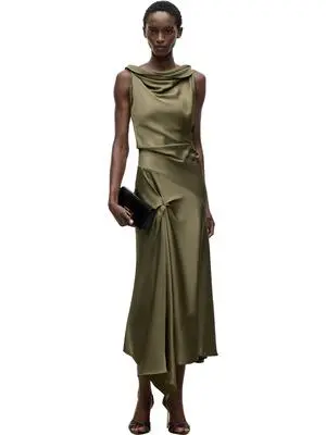 Victoria Beckham VICTORIA BECKHAM Posy Midi Dress Green