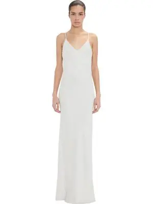 Victoria Beckham Lace Cami Maxi Dress - Magnesium