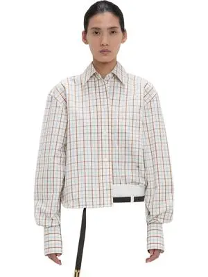 Victoria Beckham Ellys Shirt - Multi-white Check