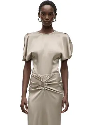 Victoria Beckham Victoria Beckham Bela Top Light Grey