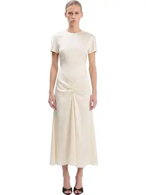 Victoria Beckham Victoria Beckham Blaire Midi Dress Ivory
