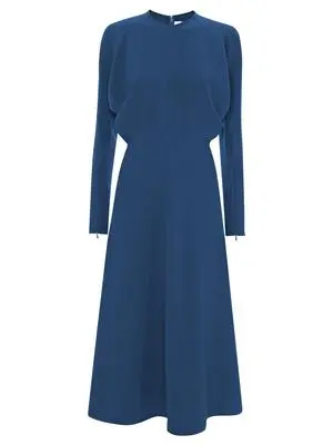 Victoria Beckham Dolman Midi Dress - Blue