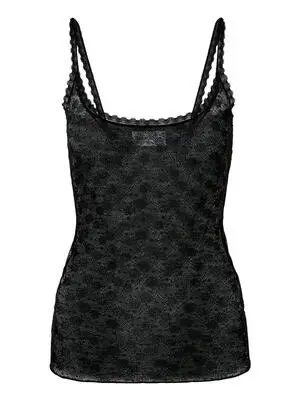 Victoria Beckham Lace Cami - Black