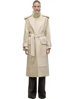Victoria Beckham Philippa Trench Coat - Beige