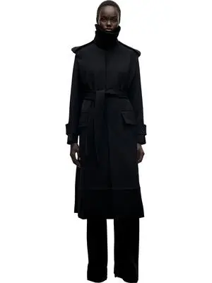 Victoria Beckham Philippa Trench Coat - Black
