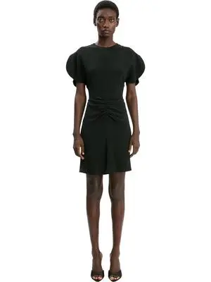 Victoria Beckham Bela Mini Dress - Black