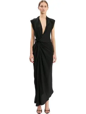 Victoria Beckham Twist Dress - Black