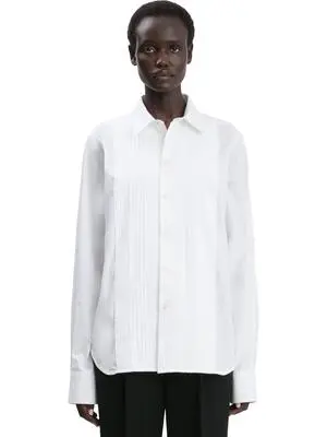 Victoria Beckham Pin Tuck Shirt - White