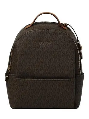 Michael Kors Monogram Backpack - Brown