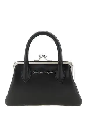 Comme Des Garçons Smooth Leather Snap-button Wallet - Black