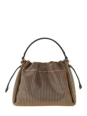 Brunello Cucinelli Drawstring Handbag - Brown