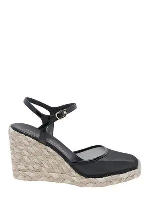 STUART WEITZMAN Stuart Weitzman Espadrille Wedge Black