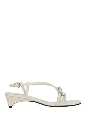 POEVE Heeled Sandals - White
